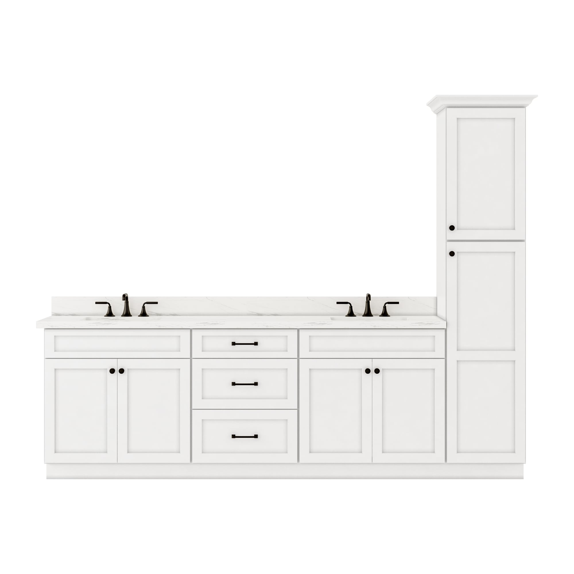 51″ Vanity Combination (51″-54″ W/Filler) | Picture Perfect Kitchen ...