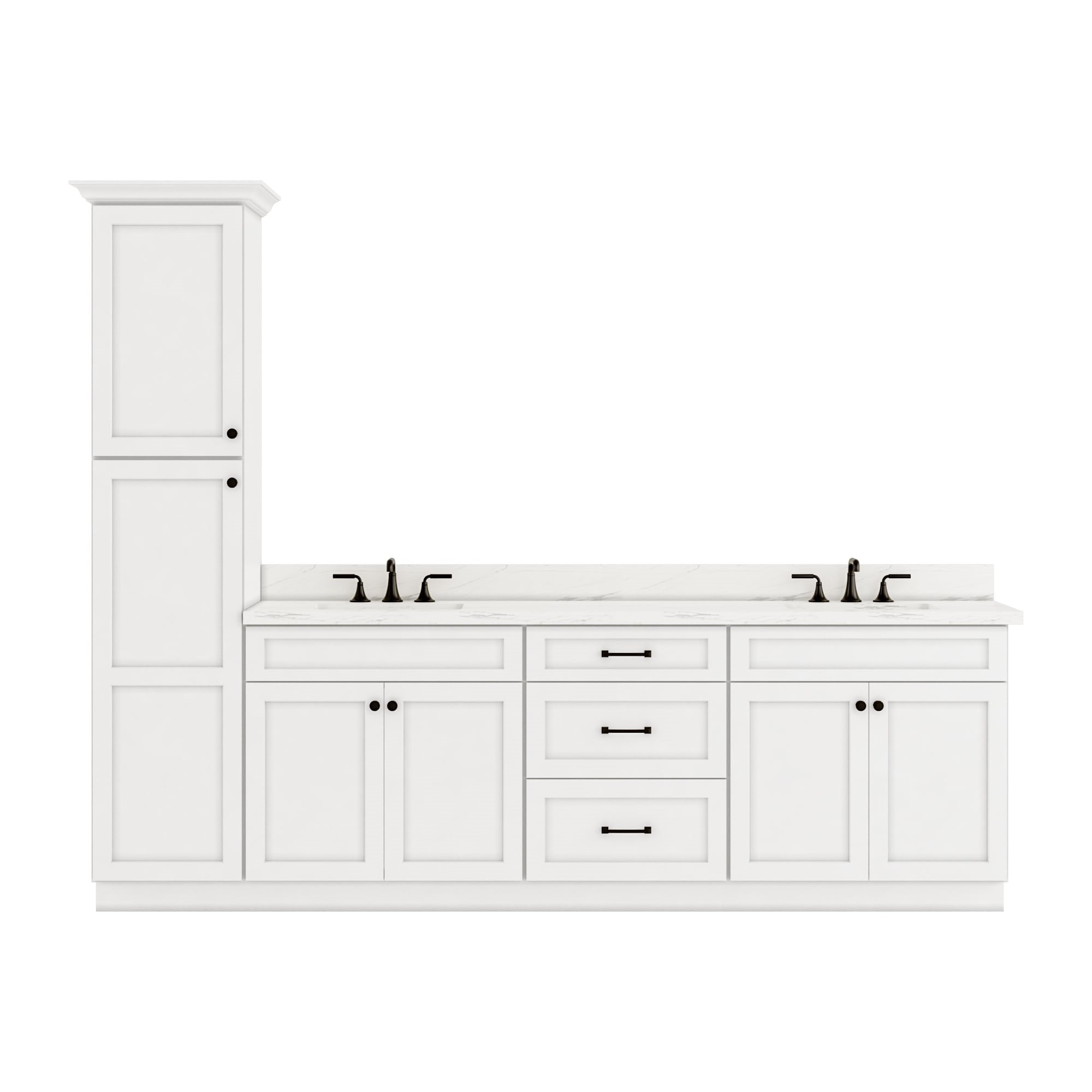 51″ Vanity Combination (51″-54″ W/Filler) | Picture Perfect Kitchen ...