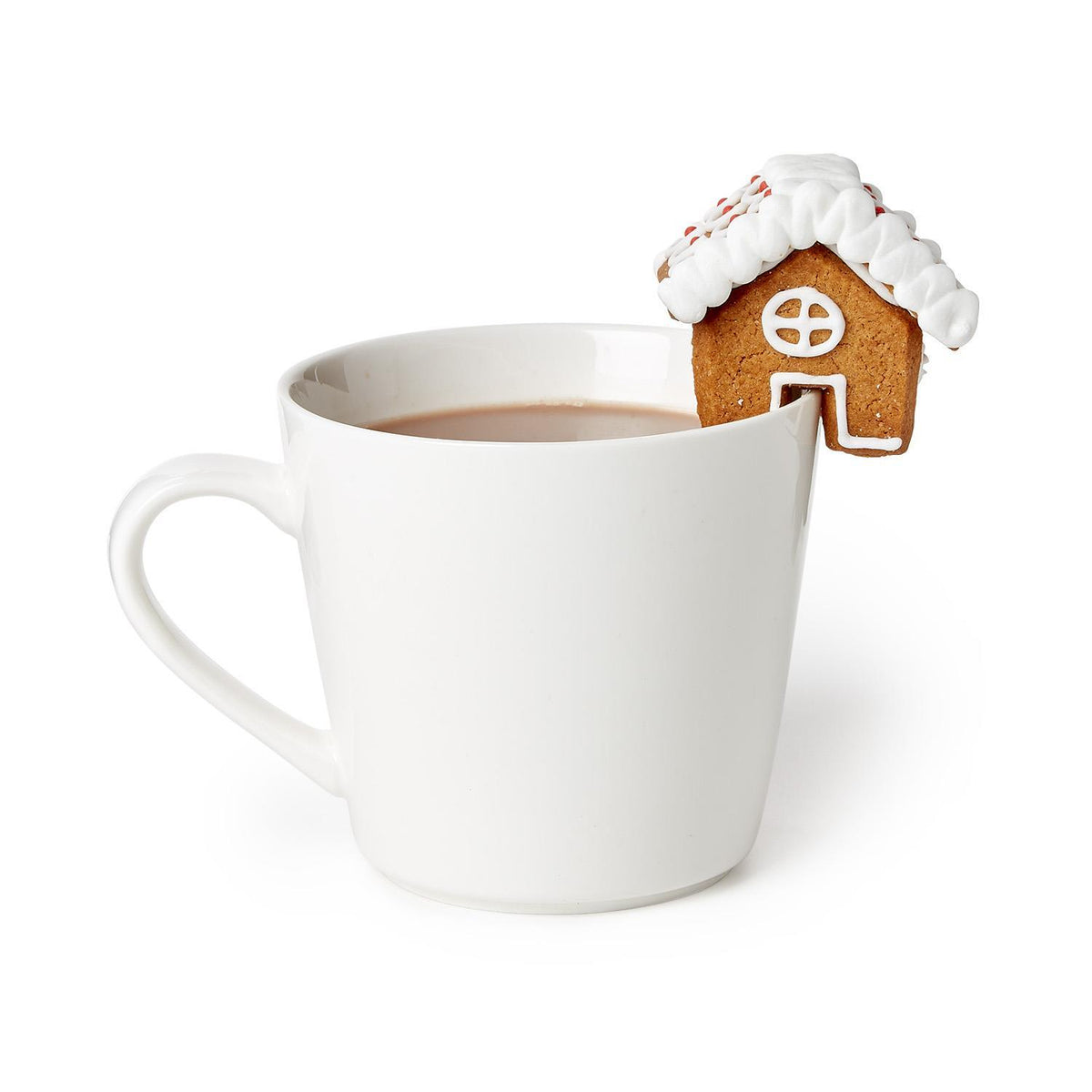 Set of 4 Gingerbread House Cookie Mug Huggers in Gift Box – Picture ...