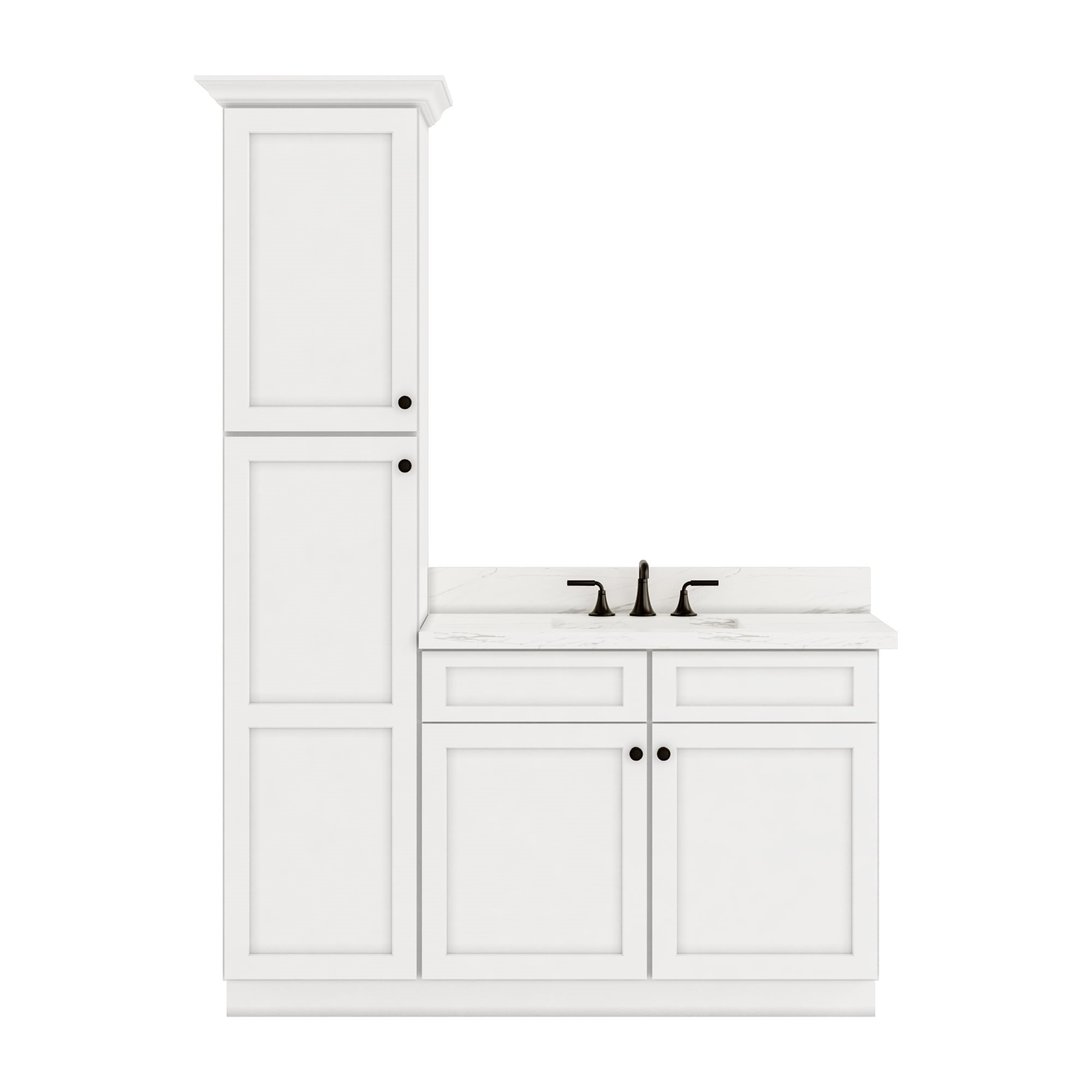 51″ Vanity Combination (51″-54″ W/Filler) | Picture Perfect Kitchen ...