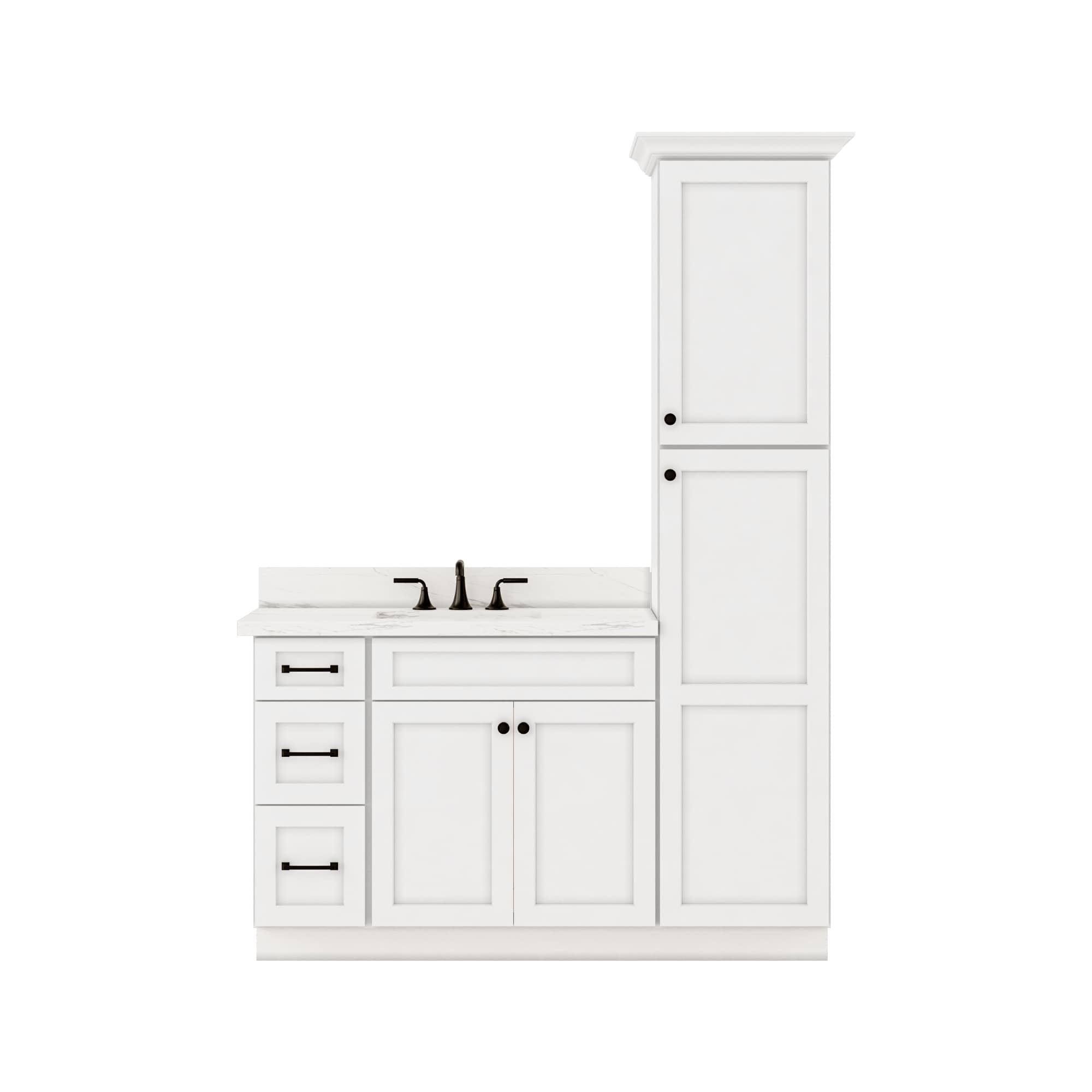 51″ Vanity Combination (51″-54″ W/Filler) | Picture Perfect Kitchen ...