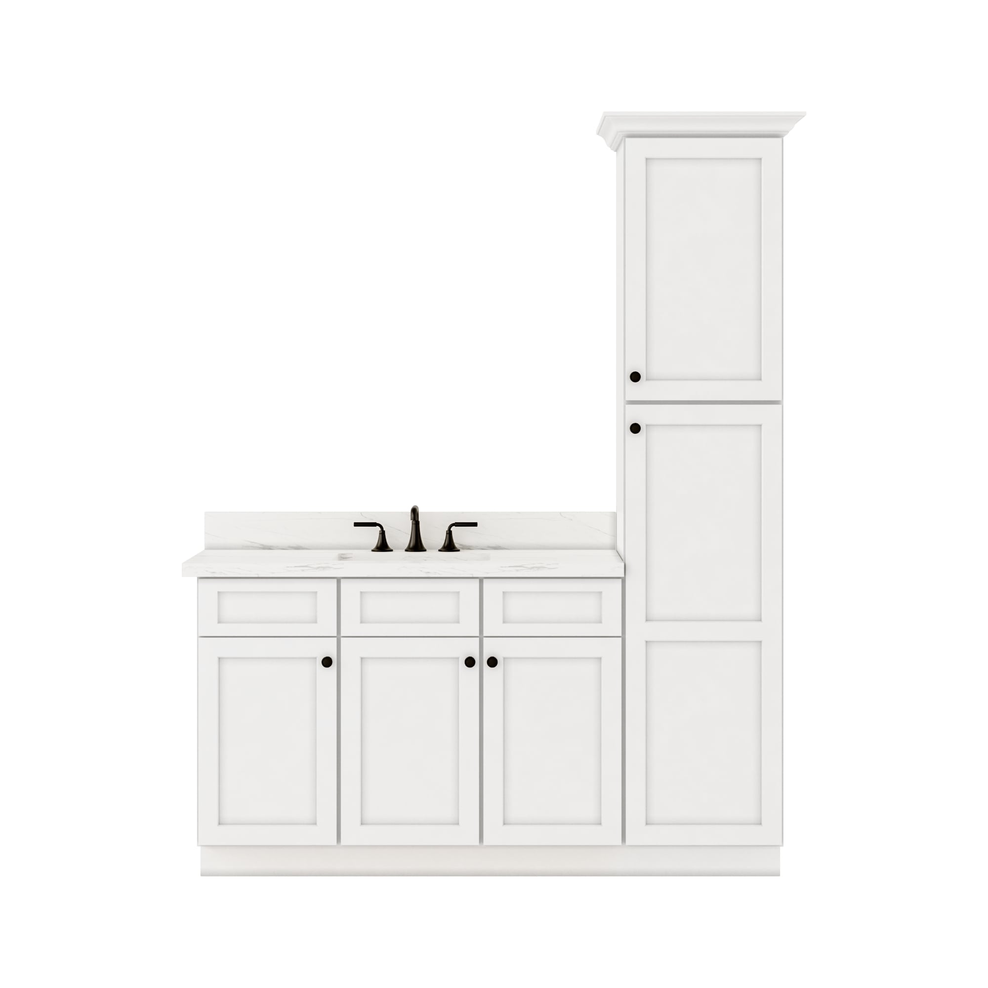 51″ Vanity Combination (51″-54″ W/Filler) | Picture Perfect Kitchen ...