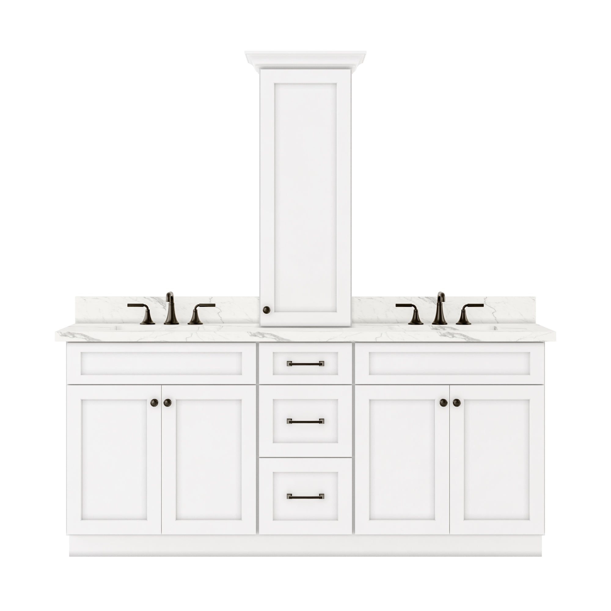 108″ Vanity Combination (108″-111″ W/Filler) - Picture Perfect Kitchen ...