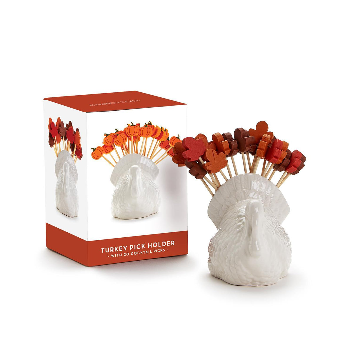 Turkey Pick Holder with 20 Picks in Gift Box – Picture Perfect Kitchen Home