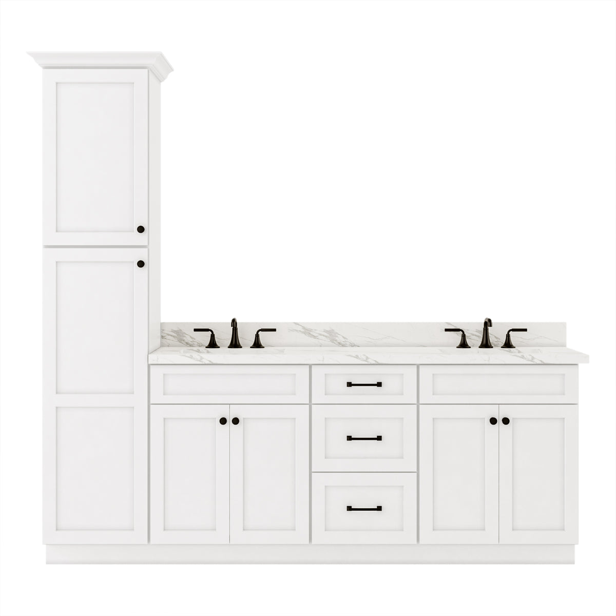 51″ Vanity Combination (51″-54″ W/Filler) | Picture Perfect Kitchen ...
