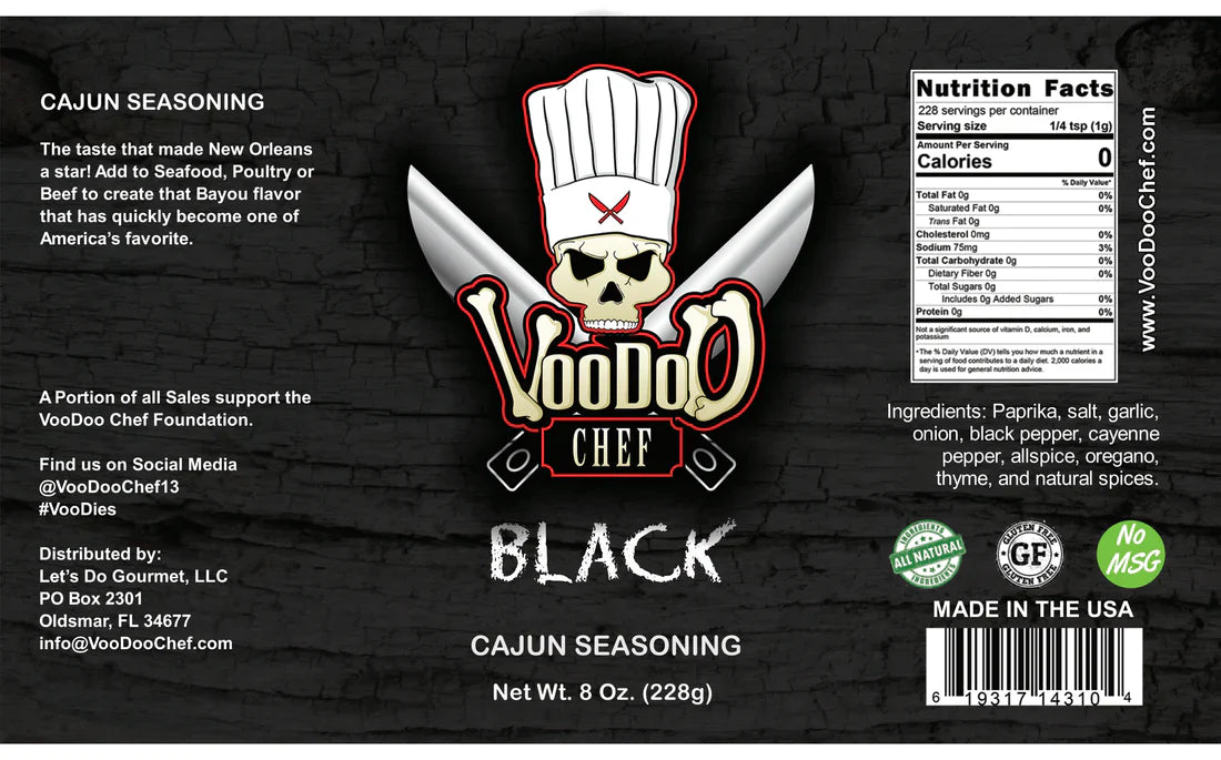 Black / Cajun Seasoning – Picture Perfect Kitchen Home