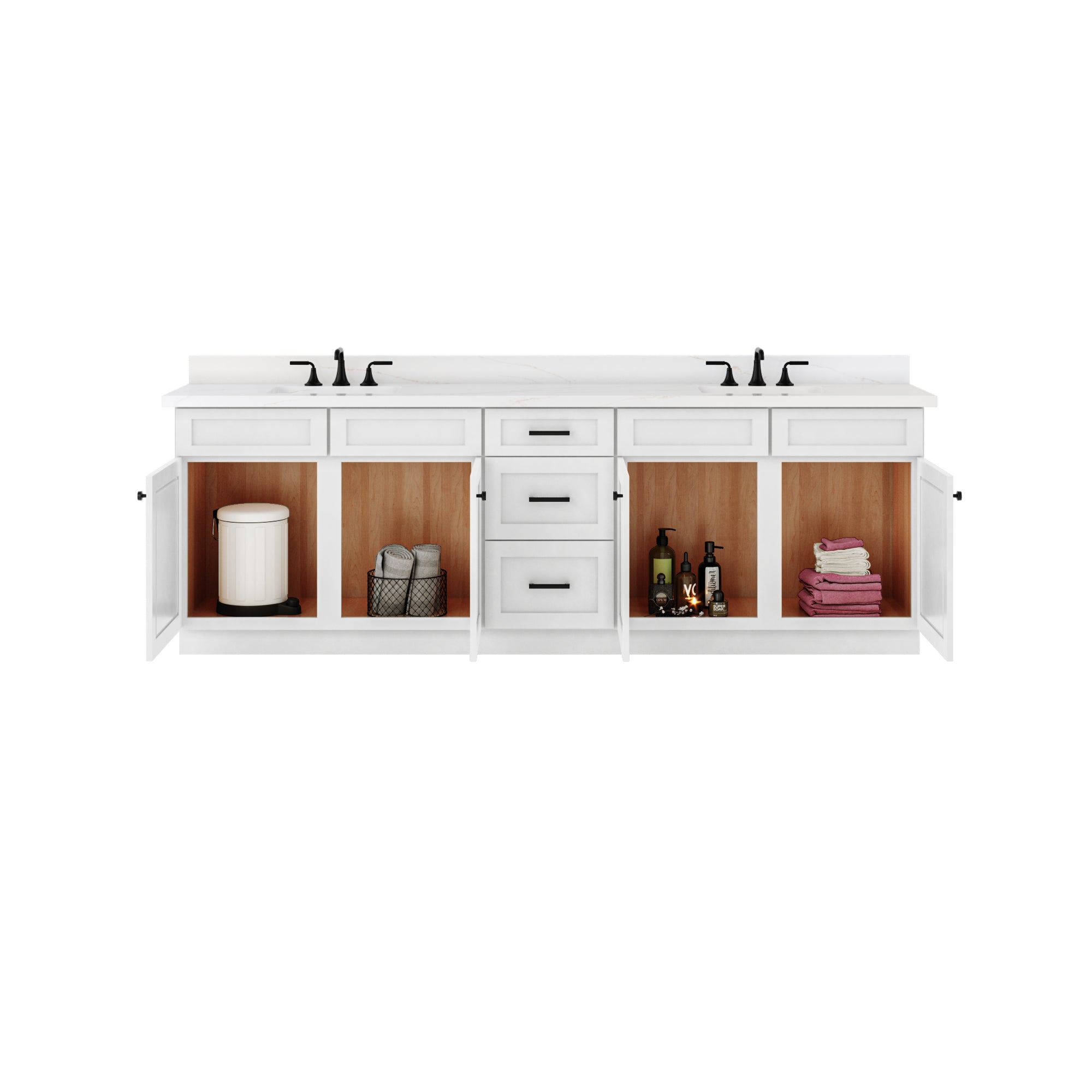 102" Vanity Combination with Filler - Picture Perfect Kitchen Designs ...