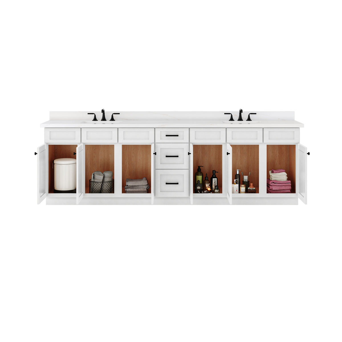 111″ Vanity Combination (111″-114″ W/Filler) - Picture Perfect Kitchen ...