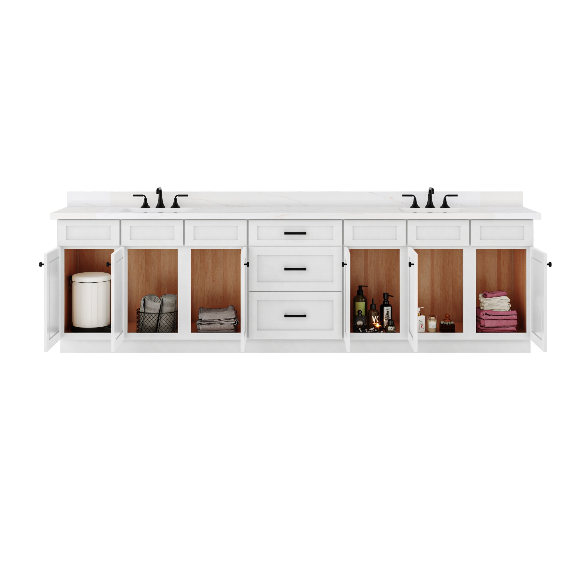 120" Vanity Combination (120-123 w/ Filler) - Picture Perfect Kitchen ...