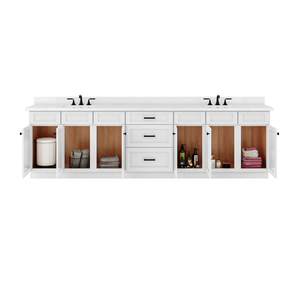 120" Vanity Combination (120-123 w/ Filler) - Picture Perfect Kitchen ...
