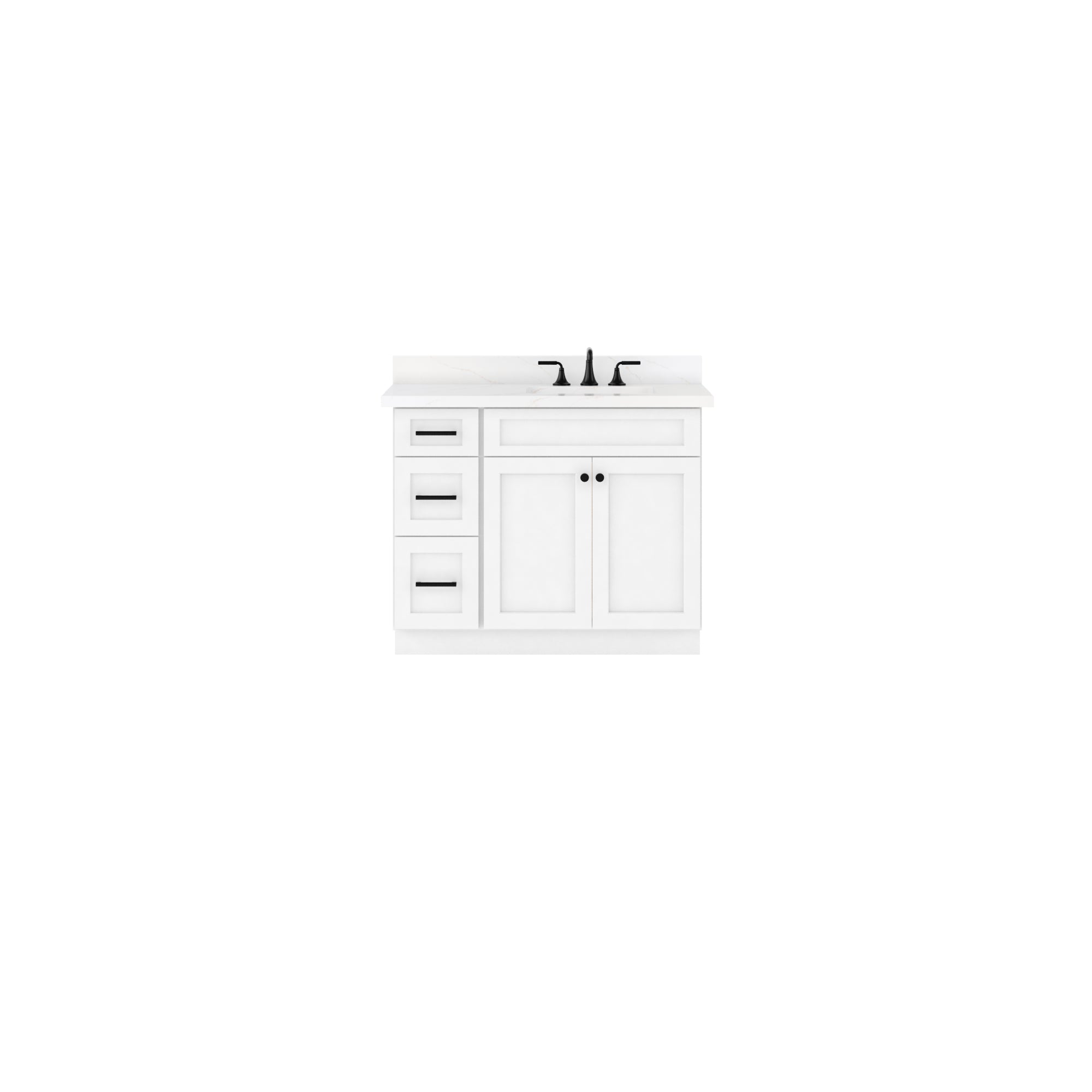42″ Vanity Combination V2 (42″-45″ W/Filler) | Picture Perfect Kitchen ...