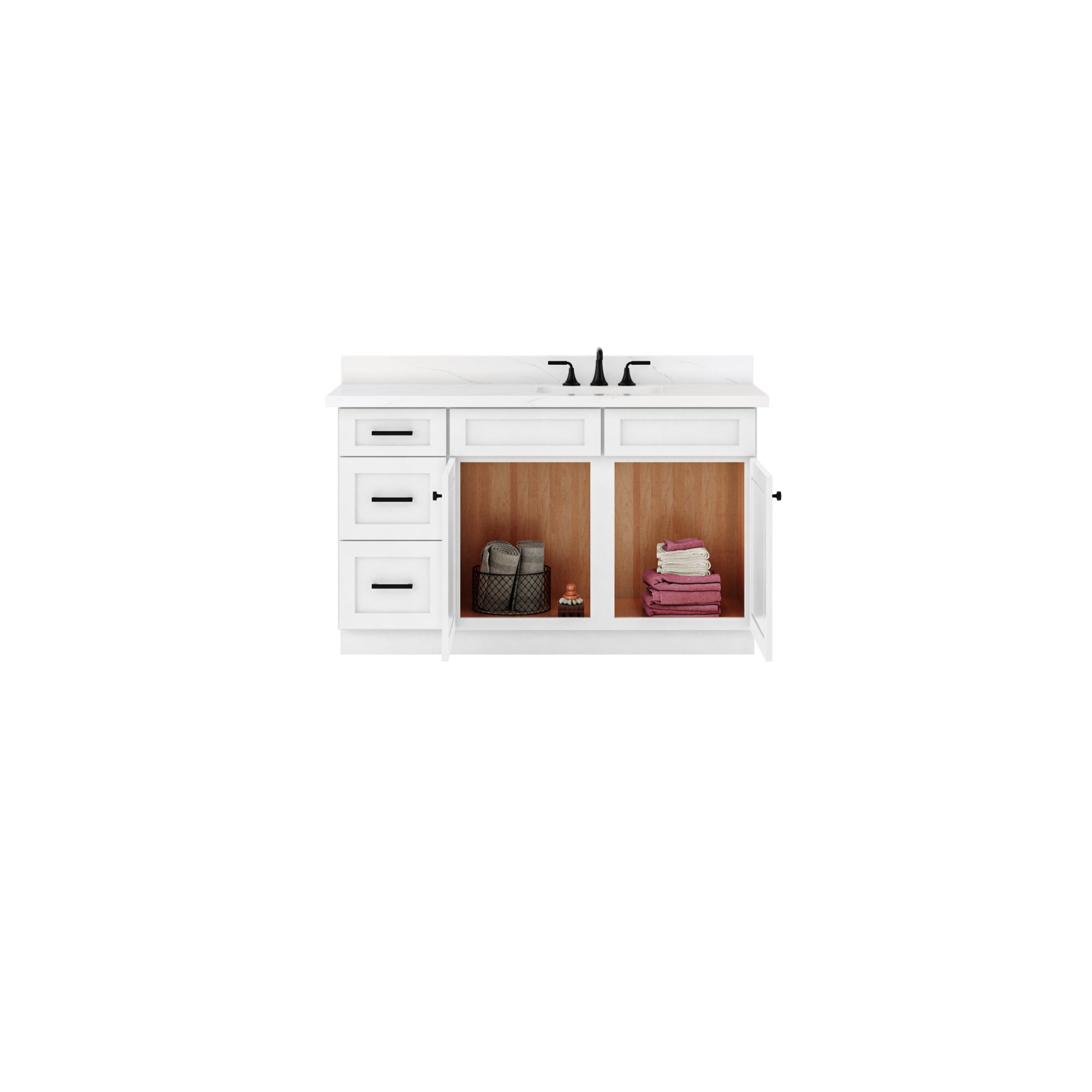 57″ Vanity Combination (57″-60″ W/Filler) | Picture Perfect Kitchen ...