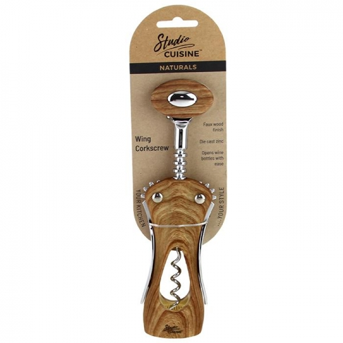 Wing Corkscrew Faux Wood Finish | Stylish & Efficient – Picture Perfect ...