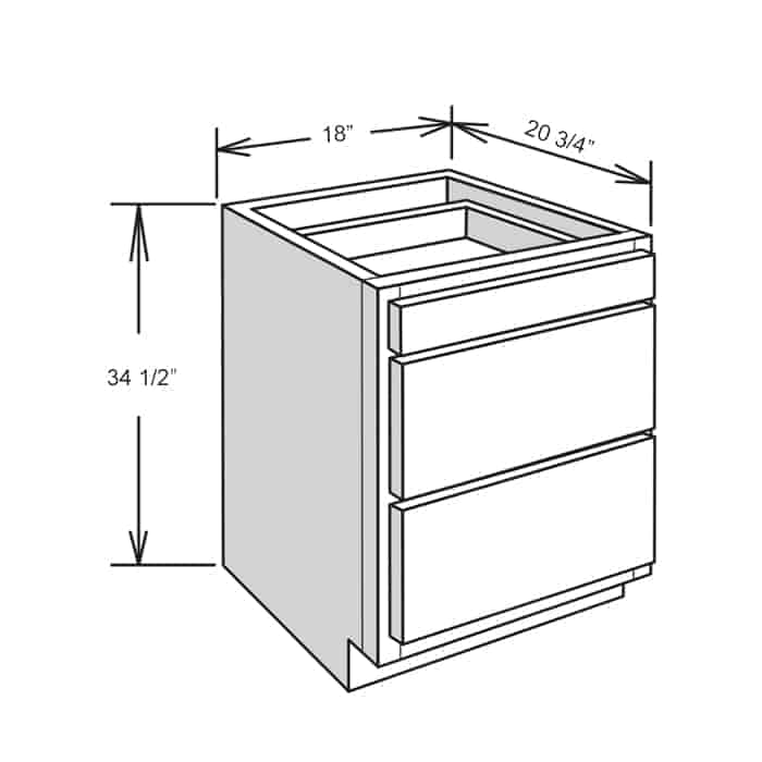114" Vanity with Tower 114-117 w/ Filler - Picture Perfect Kitchen ...